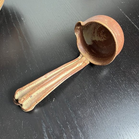 Handmade | Kitchen | Vintage Stoneware Clay Pottery Soup Tureenserving ...